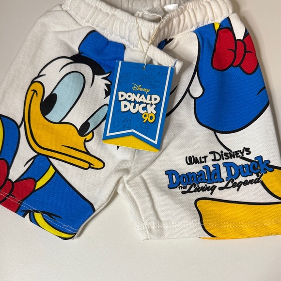 Disney | Bottoms | Zara Disney Donald Duck Blue And Yellow Kids Shorts ...